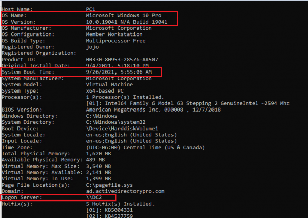 50 Basic Windows Commands With Examples Active Directory Pro